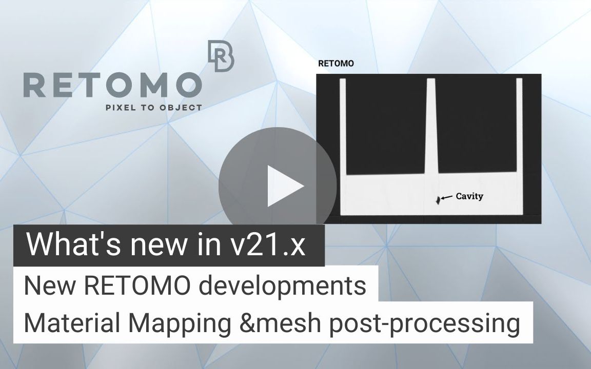 RETOMO 新功能:Material Mapping和网格后处理