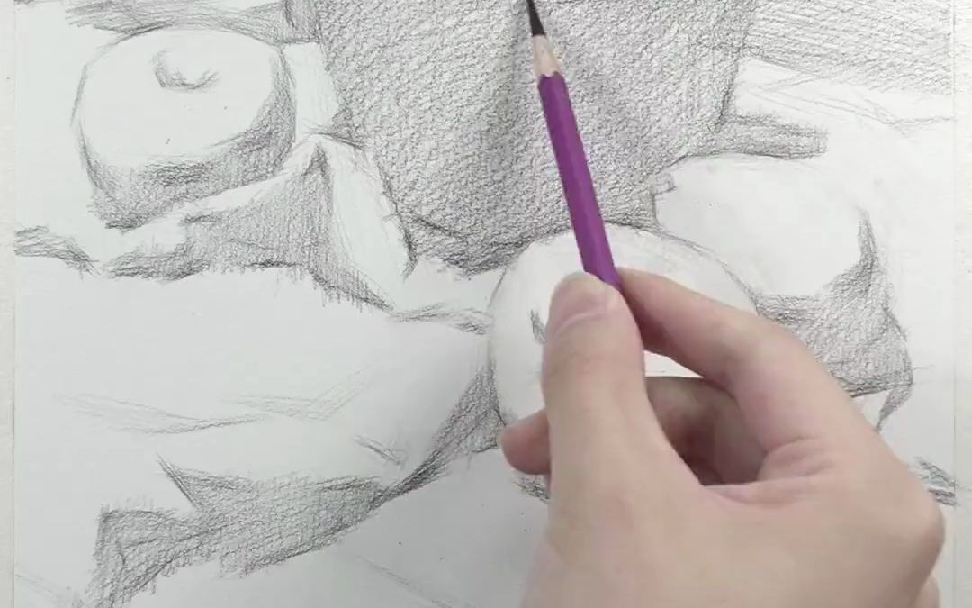 素描教程,静物的光影表现。