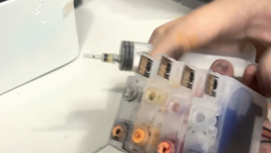 HP 7720提示供墨系统问题处理方法。