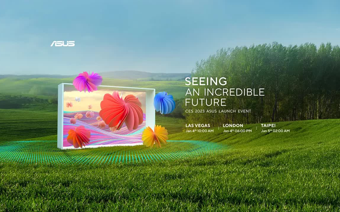 华硕ASUS CES2023 展望一个难以置信的未来 新品发布会