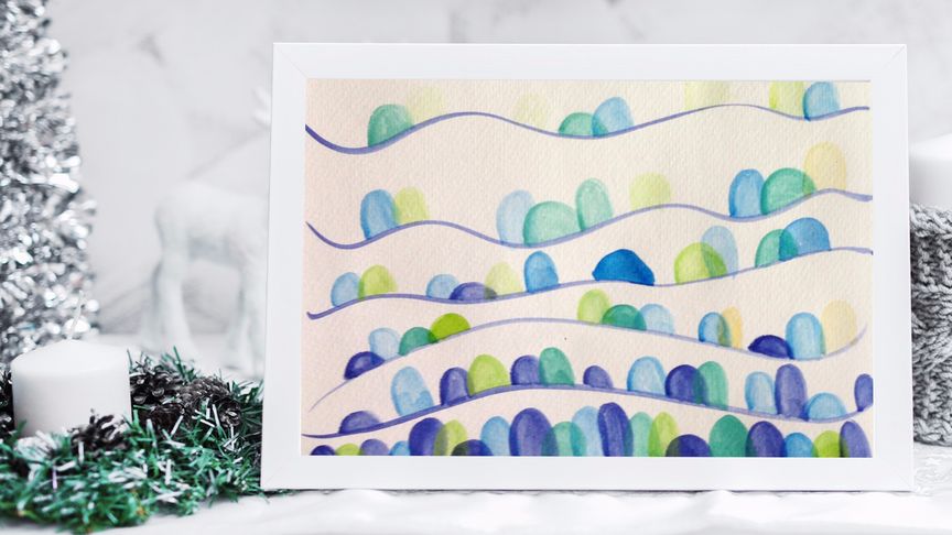 0基础学水彩画,一看就会的风景插画教程,太简单了