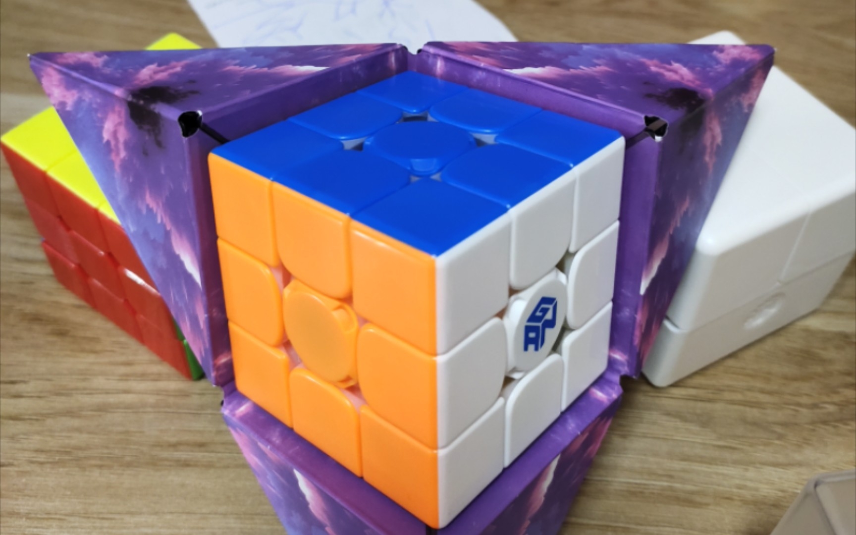 当你玩立体几何魔方