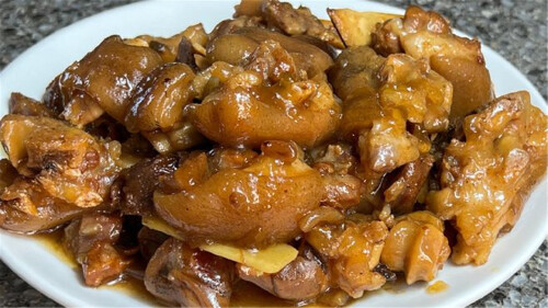 冰花酸梅猪脚做法,软嫩入味酸甜开胃