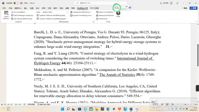 endnote哈佛格式参考文献的引用