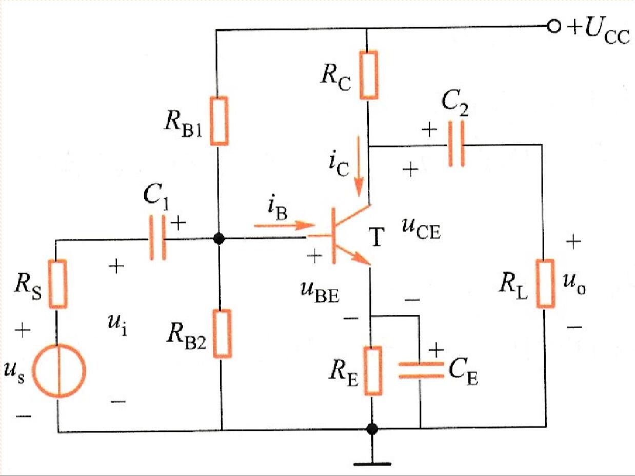 【电路与电子技术】S45 分压器偏置共射极放大电路