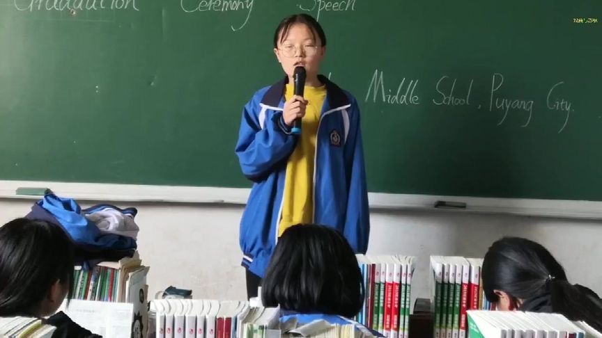 河南省濮阳市兴龙学校九年级毕业典礼英语演讲