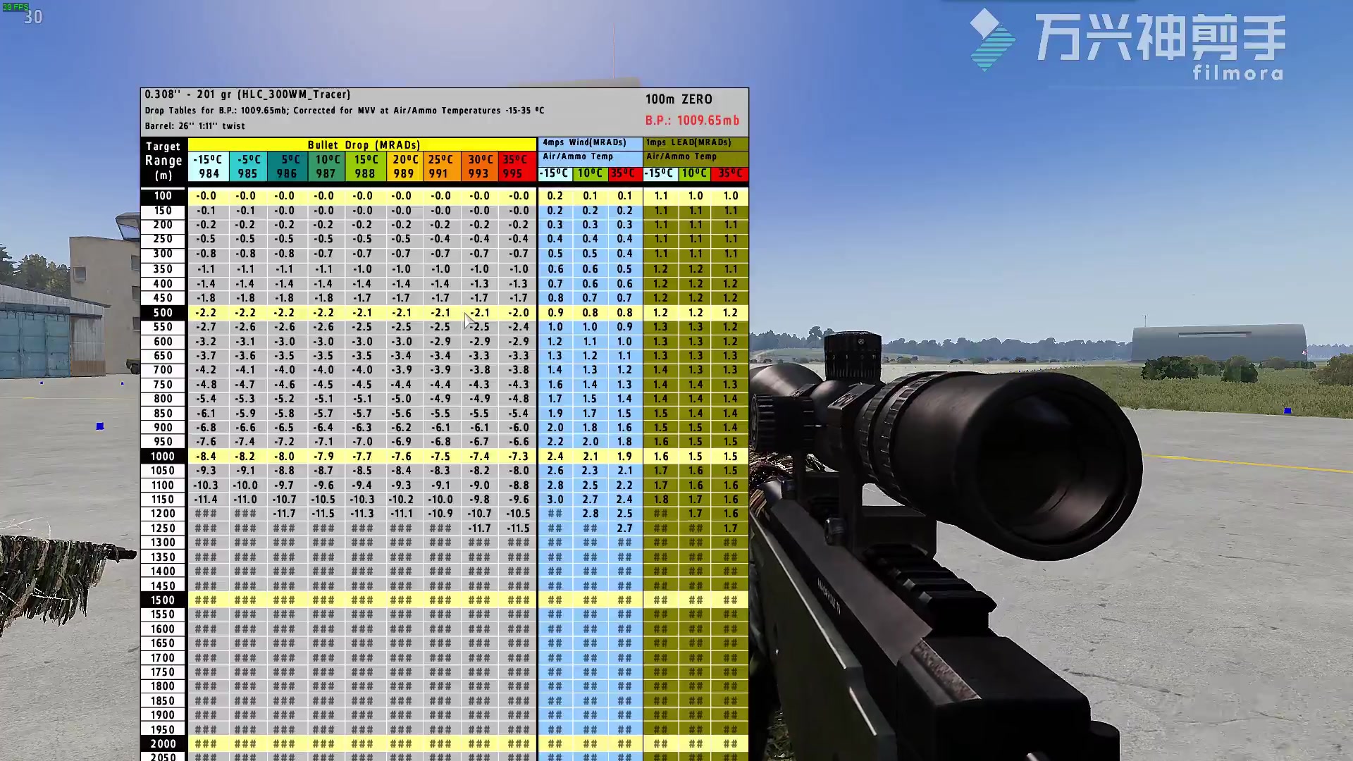 ARMA3 服务器ACE模组下不用弹道计算机精准狙击目标教程