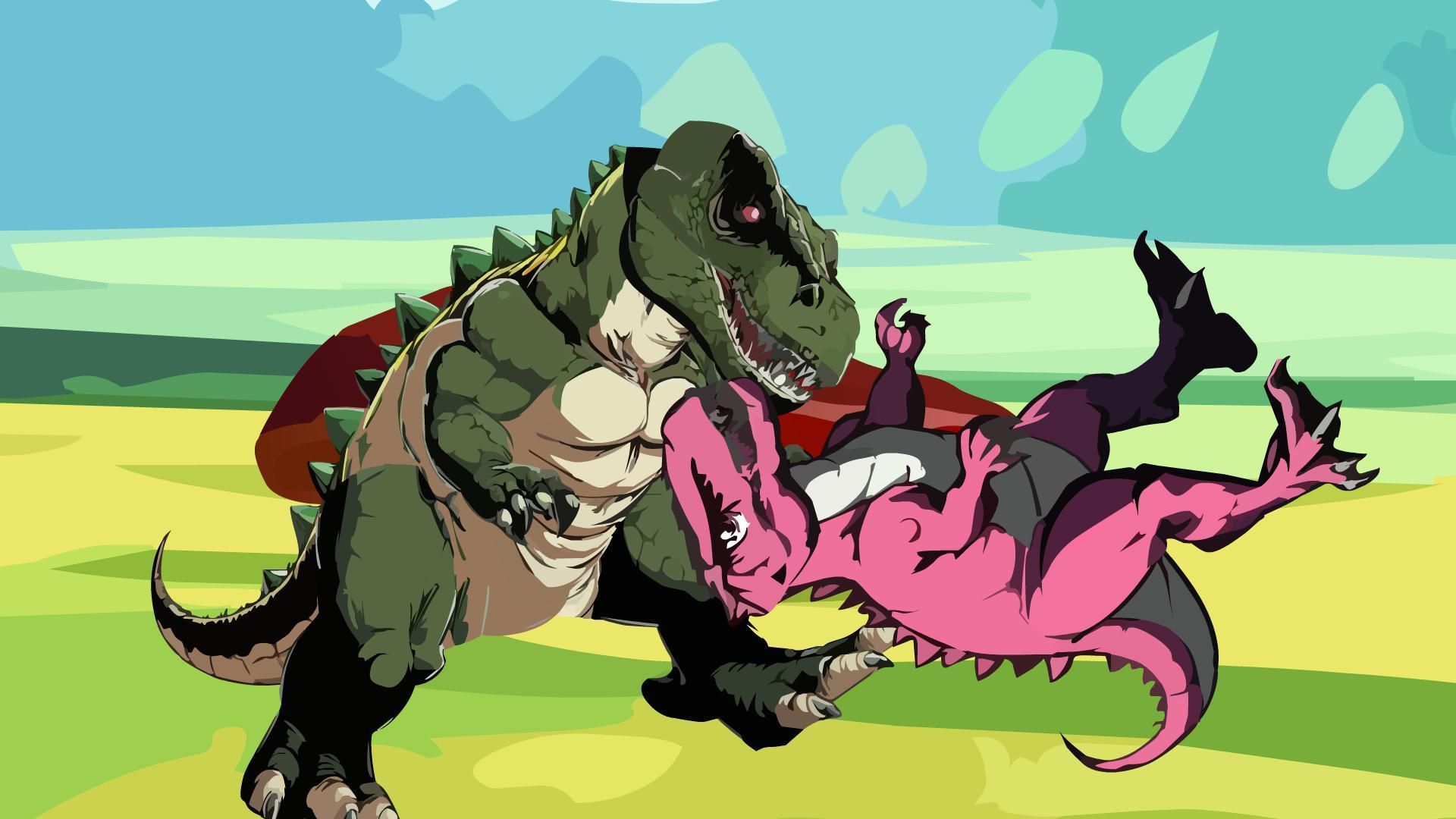 重生霸王龙,融合六种异兽基因,前往侏罗世界公园,斩杀腕龙