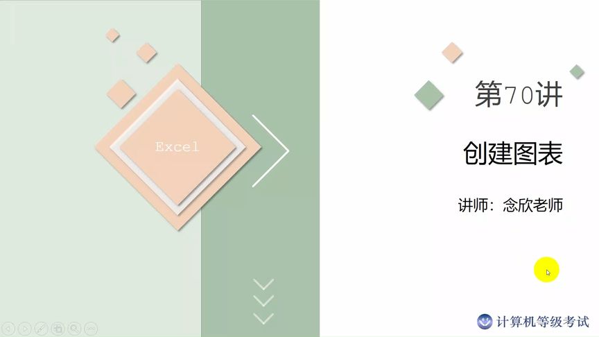 Excel知识点第71讲:创建图表