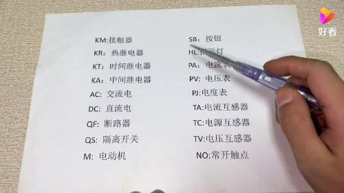 电路符号:AC、DC、KM代表什么意思?想入行干电工,建议收藏
