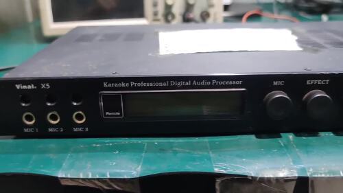 效果器维修 一台韵乐X5效果器无声故障维修过程分享