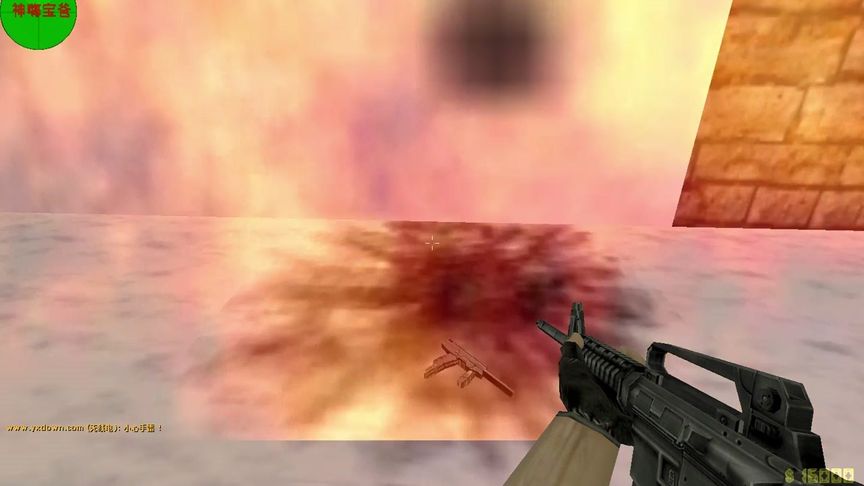 cs的炸弹威力弱爆了,这样都炸不死还能继续战斗