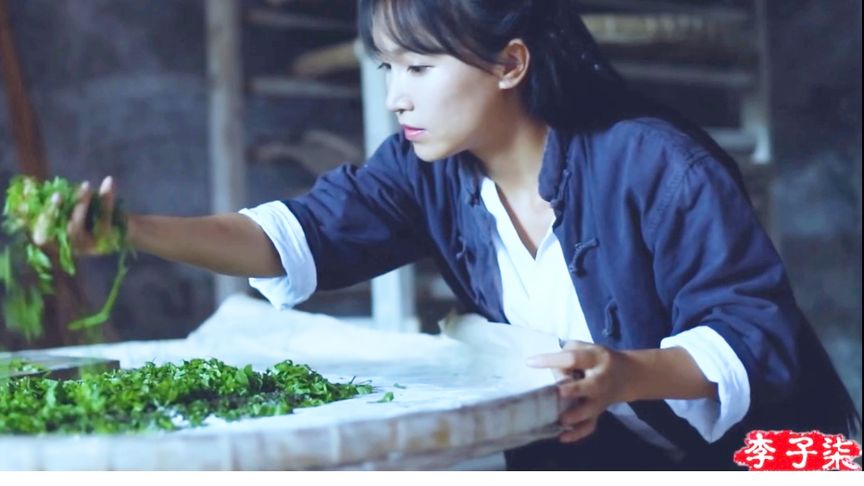 李子柒一人制作蚕丝被(养蚕—成丝—制被)