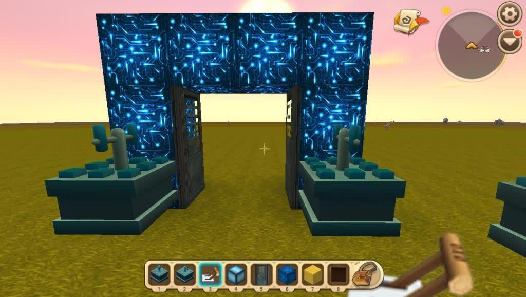 迷你世界:遥控电动门教学,能够远程操控的安全门