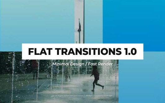 AE模板-色彩转场过渡模板