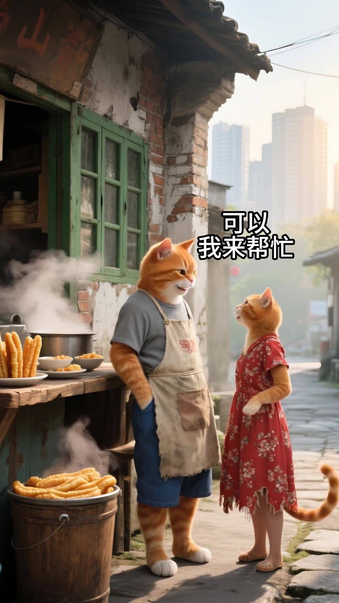 动漫:一元爱心厨房,感动所有人