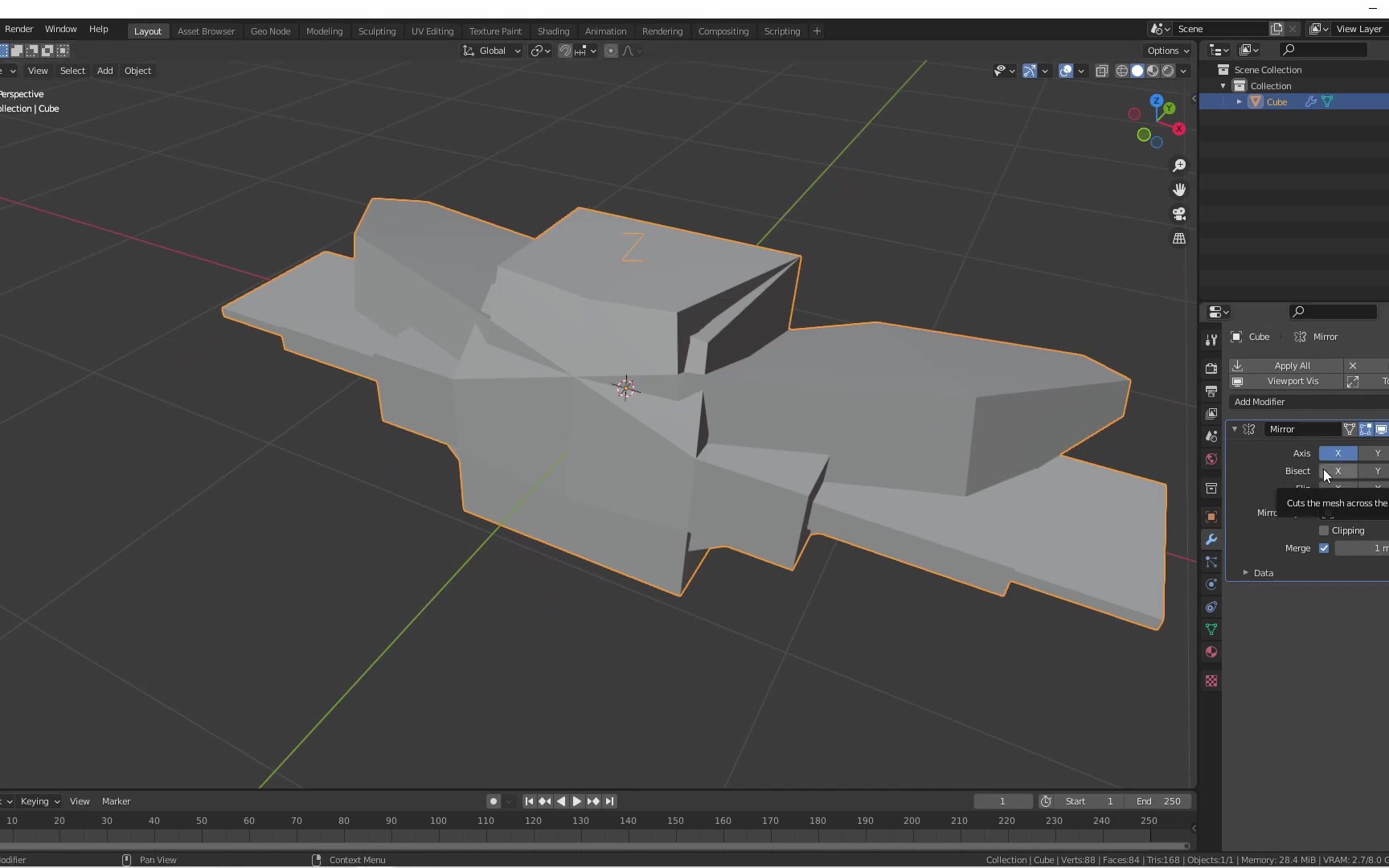 Blender基础:镜像修改器详解|Back to Basics- The Mirror Modifier