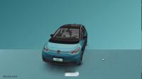 VR全景模拟汽车 3D模拟汽车模型器 上汽大众 ID.3 纯电动轿车