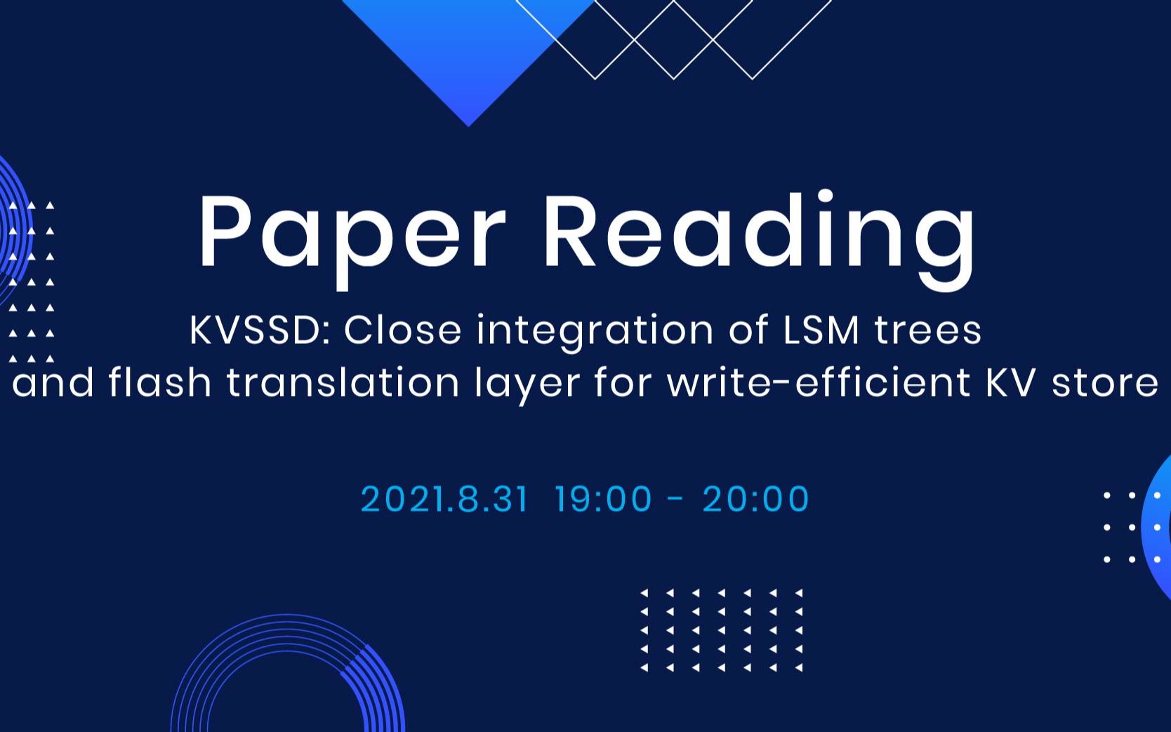 KVSSD: 结合 LSM 与 FTL 以实现写入优化的 KV 存储 | Paper ...