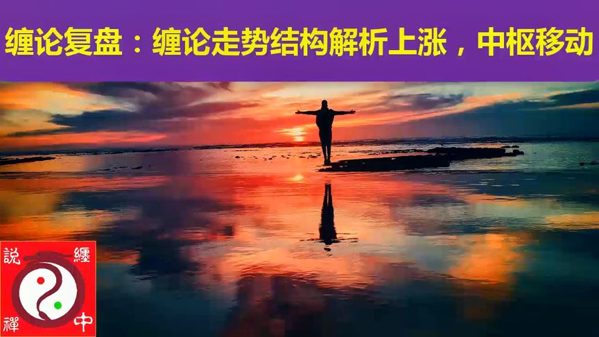 缠论复盘:缠论走势结构解析放量上涨,中枢移动