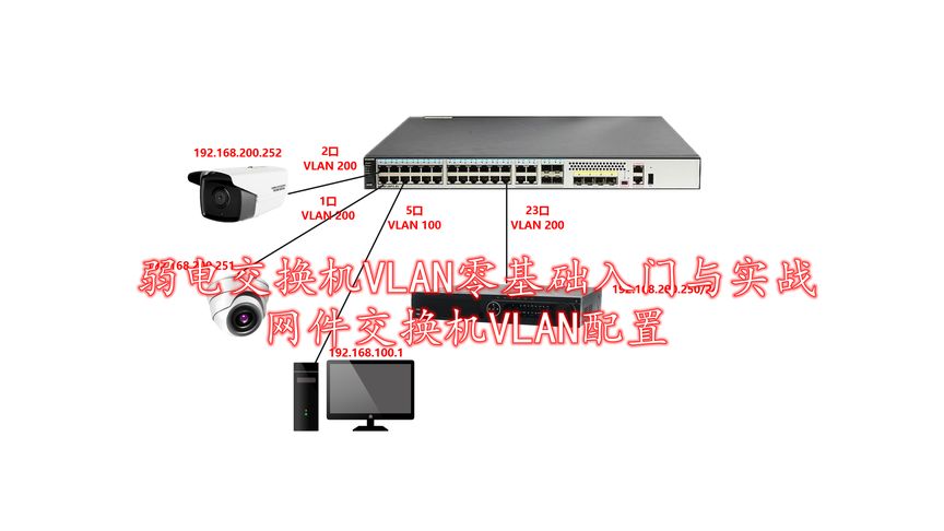 弱电VLAN交换机零基础入门与实战第十课,网件交换机VLAN划分实战