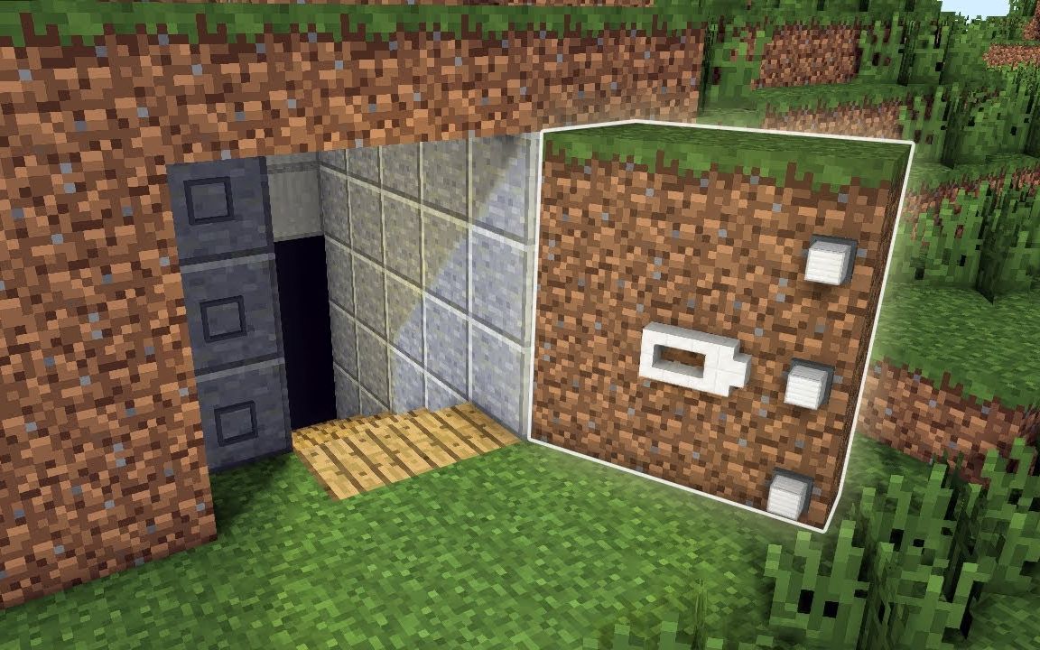 【建筑教程】教你造一个生存向别墅+隐藏地堡