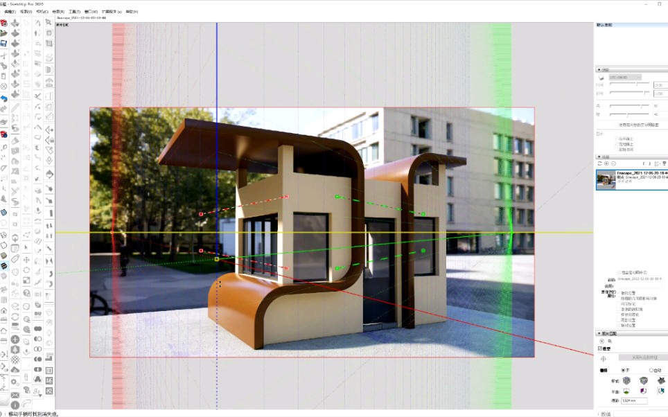 SU照片建模