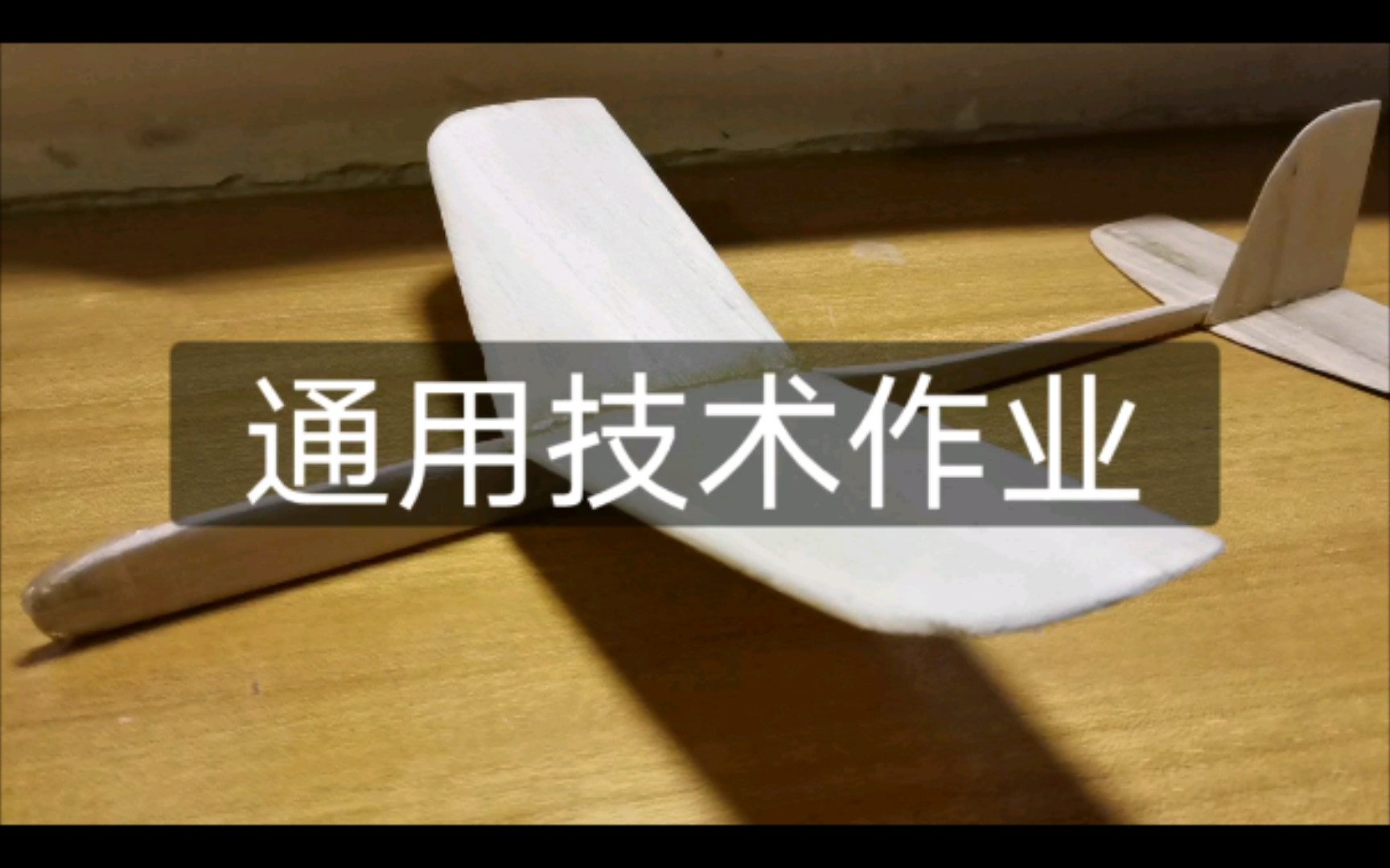 通用技术作业--一个小飞机