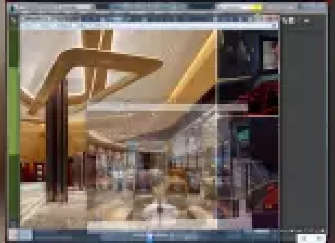 室内设计3dmax建模动画视频教程-欧式茶几及异形柱子-公开课