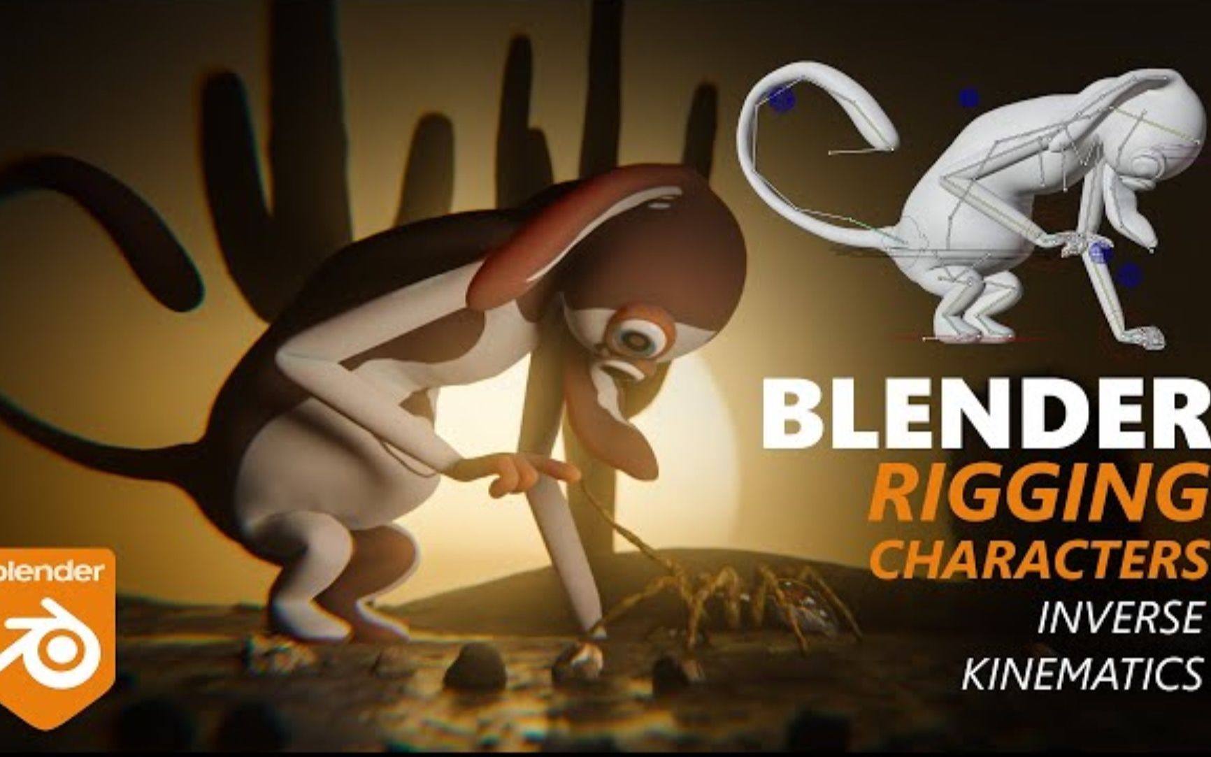 【Blender案例】角色骨骼绑定看这一个就够了(原速)