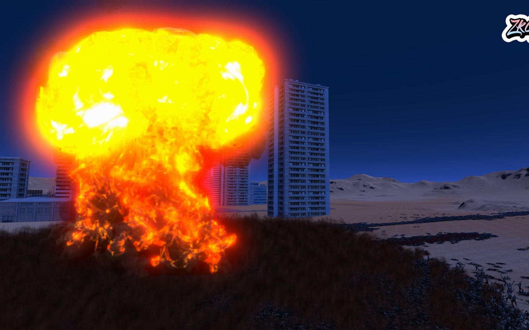 【Zk游戏剧1-3】《史诗战争模拟》 耶稣大战丧尸之末日审判