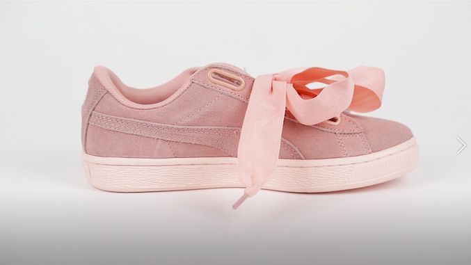 如何鉴定PUMA Suede Heart蝴蝶结丝带鞋的真假