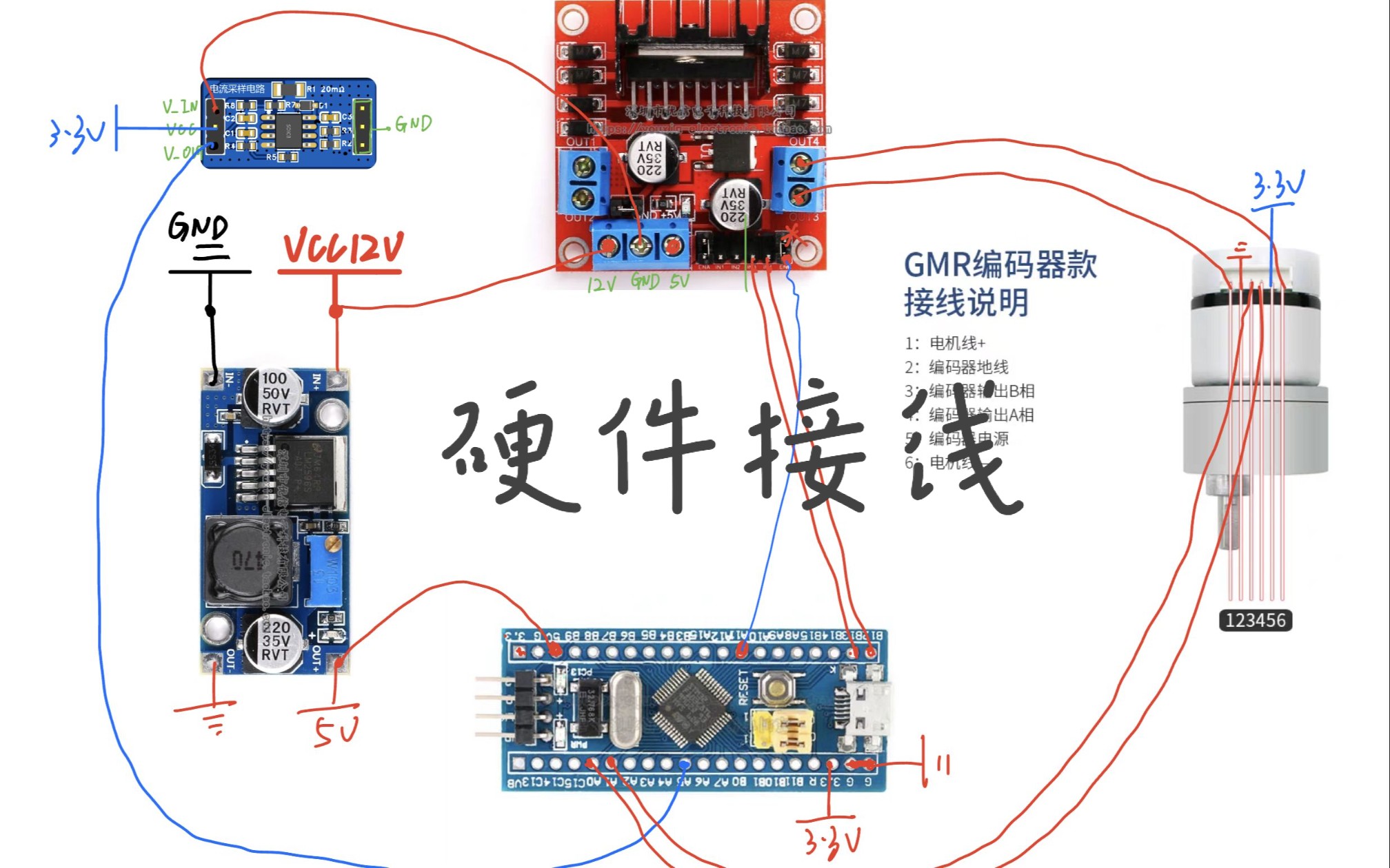 补充:PID控制的硬件接线图