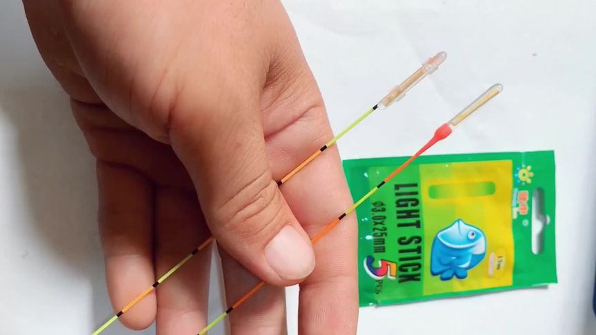 钓鱼技巧,夜光棒的正确用法,夜晚也清晰