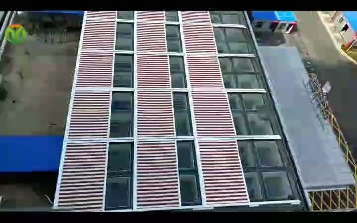 已投入使用中的商场玻璃采光顶做什么样的电动遮阳帘好?