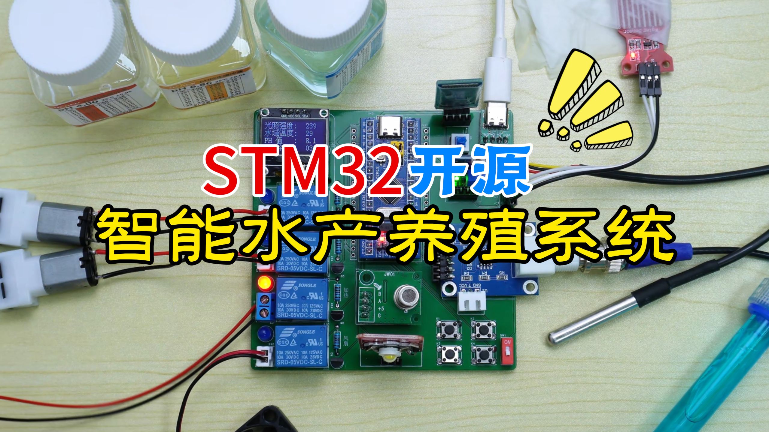 STM32智能水产养殖系统