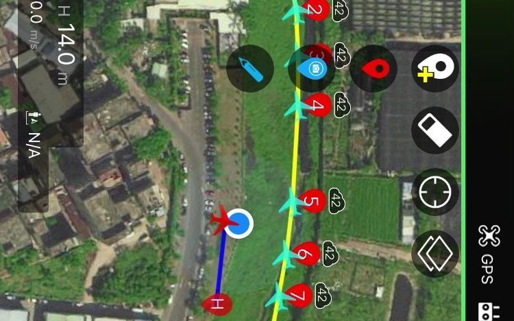 Mavic Air2 在iOS中用 Rainbow 使用导航点自动飞行