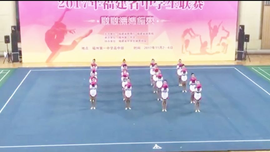 这样的中学生啦啦操表演,看得真过瘾