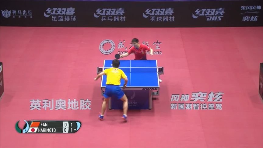 [乒乓]2019世界杯男单 樊振东VS张本智和 集锦