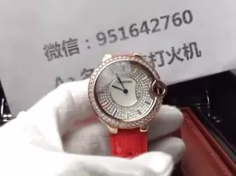 47新款Cartier卡地亚蓝气球镶钻女士腕表 时尚大方手表 最好的女款表