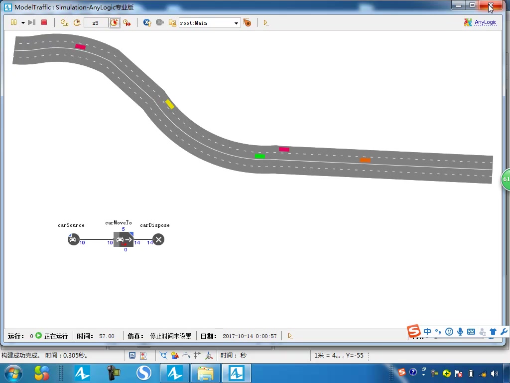 【AnyLogic教程分享】道路交通库-交通路网及优化实验