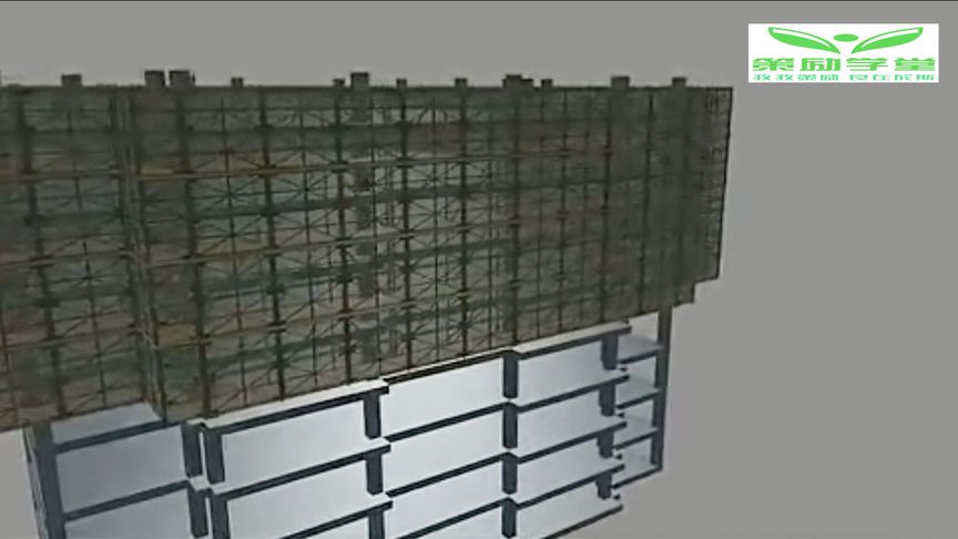 爬升式脚手架(爬架)施工工艺揭秘,绝对震撼的爬架演示动画