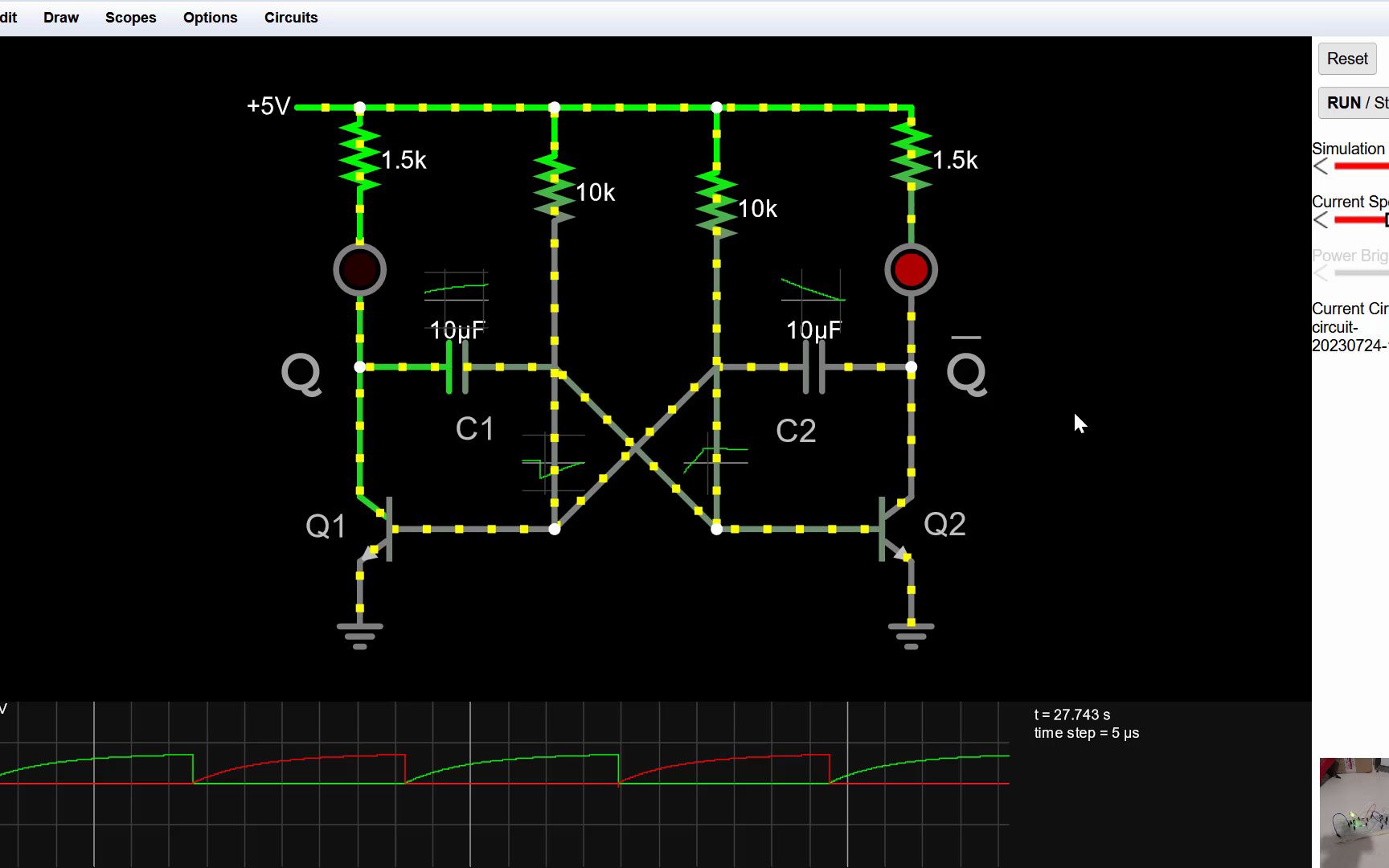 ... 无稳态的多谐振荡器 - Astable Multivibrator_SS9013 - 分立元器件应用