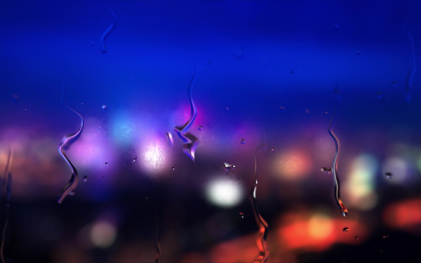 【AE】仿做雨滴划过玻璃效果