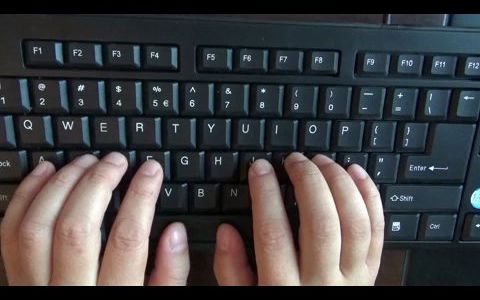 键盘指法练习—基本键位与手指分工