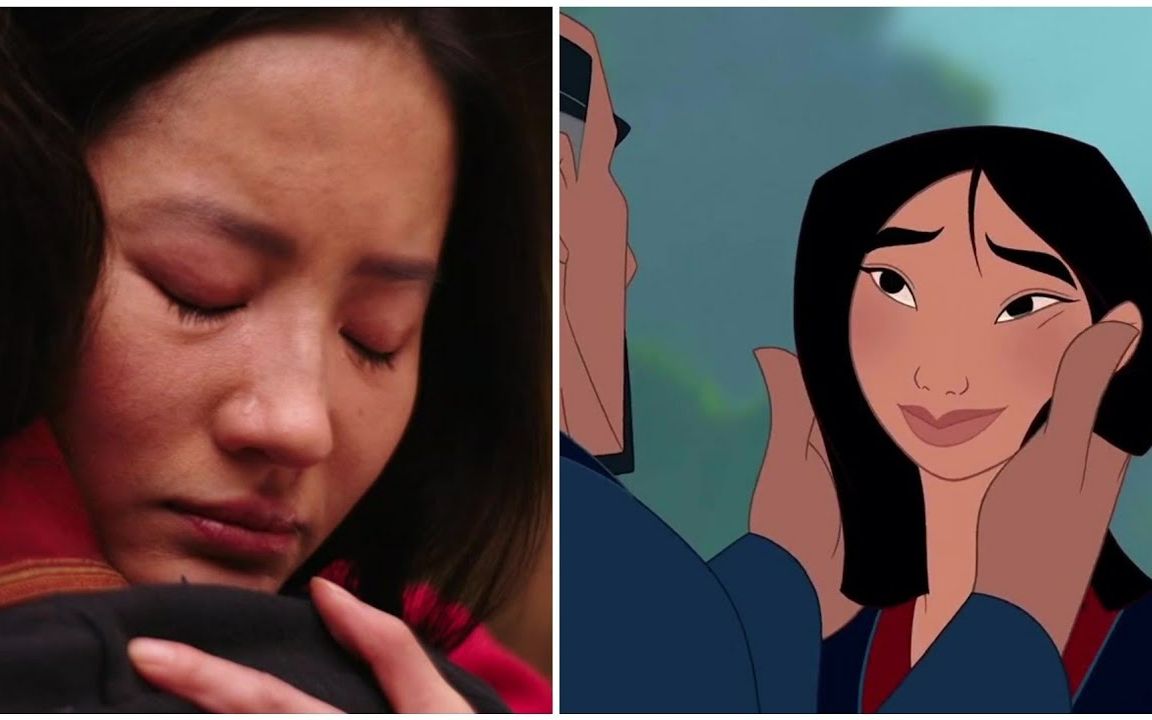 【对比片段】《花木兰》真人VS动画