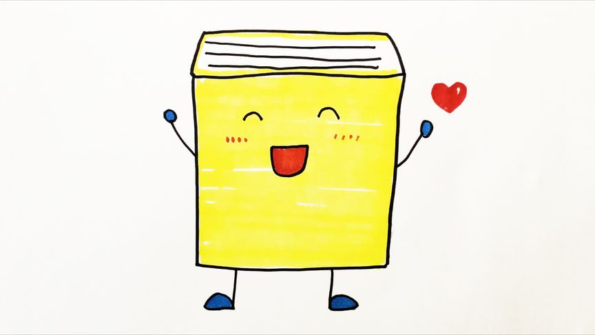 与书为友!一起学画世界读书日简笔画,今天你阅读了吗?