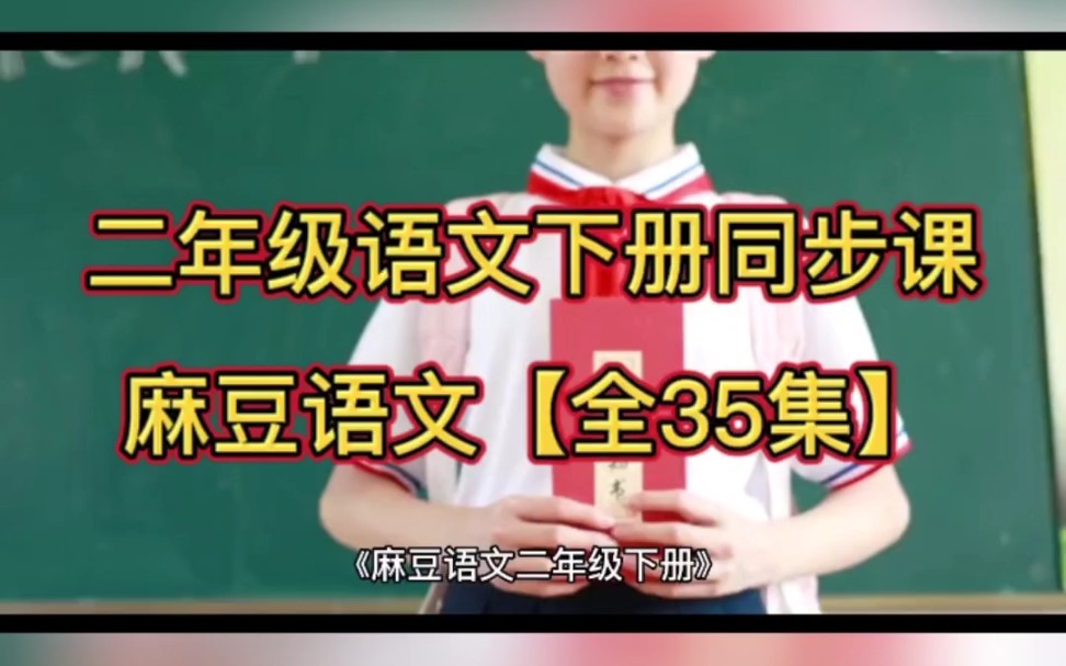 二年级语文下册同步微课,麻豆语文【全35集】