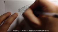 师讯网_儿童简笔画滑雪的卡通人物画法