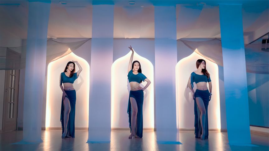 视觉享受!肚皮舞娘的美艳风韵,她们全身都在踩点!